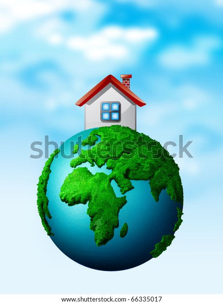 Planet Home Stock Illustration 66335017