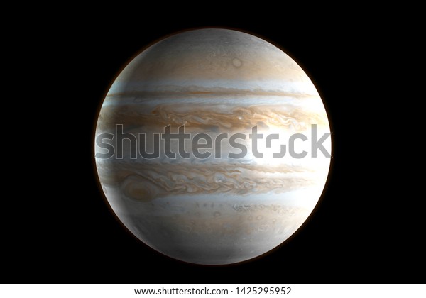 Planet Jupiter Outer Space 3d Rendering Stock Illustration 1425295952
