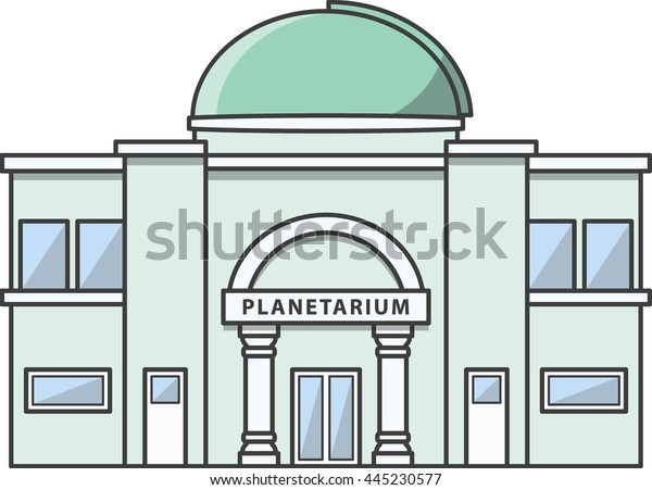 Planetarium Stock Illustration 445230577