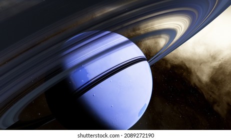 Planets Deep Space Light Red Blue Stock Illustration 2089272190 ...
