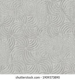 Plaster Wall Seamless Texture Waves Pattern: ภาพประกอบสต็อก 1909373890 ...