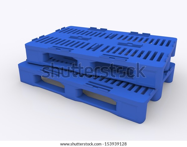 Plastic Pallet Stock Illustration 153939128