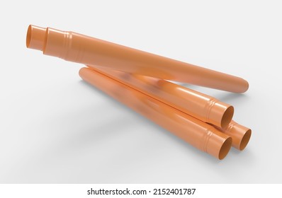 Plastic Pipe Background Texture Illustration 3d Stock Illustration ...