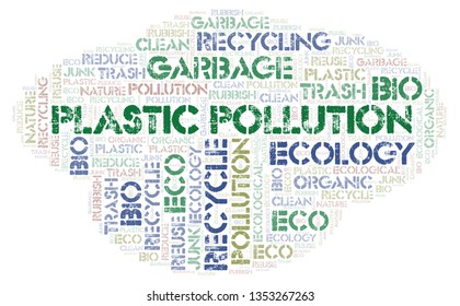 Plastic Pollution Word Cloud Stock Illustration 1353267263 | Shutterstock