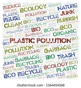 Plastic Pollution Word Cloud Stock Illustration 1364454368 | Shutterstock