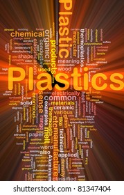 Plastics Material Background Concept Glowing Light Stock Illustration ...