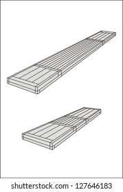 Platformoversizeoverdimensional Cargo Container Line Drawing ...