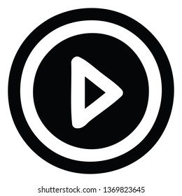 Play Button Icon Symbol Stock Illustration 1369823645 | Shutterstock