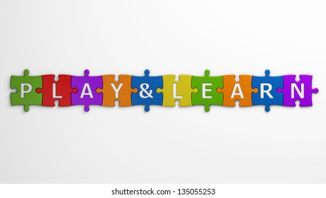 Play Learn Stock Illustration 135055253 | Shutterstock