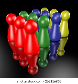 11 Loser in meeting crowd Stock Illustrations, Images & Vectors ...