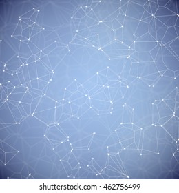 Plexus Blue Background Backdrop Stock Illustration 462756499 | Shutterstock