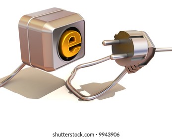 Plug Socket Symbol Internet 3d: ภาพประกอบสต็อก 9943906 | Shutterstock
