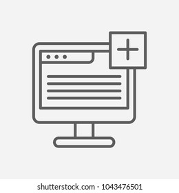 Plugin Icon Line Symbol Isolated Illustration Stock Illustration ...