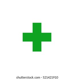 Plus Icon Isolated White Background Stock Illustration 521421910 ...
