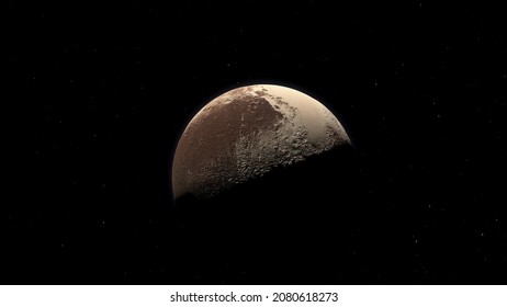 Pluto Charon Dwarf Planets High Quality: стоковая иллюстрация ...