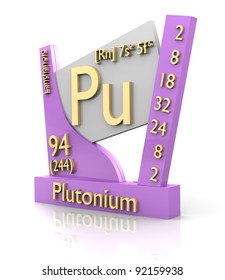 Plutonium Form Periodic Table Elements 3d 스톡 일러스트 92159938 | Shutterstock
