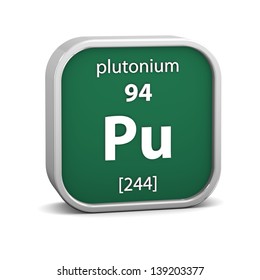 Plutonium Material On Periodic Table Part Stock Illustration 139203377 ...