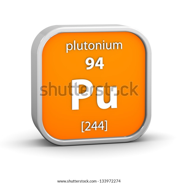 Plutonium Material On Periodic Table Part Stock Illustration 133972274 ...