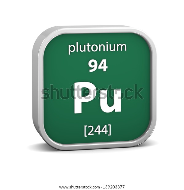 Plutonium Material On Periodic Table Part Stock Illustration 139203377 ...