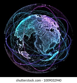 Point Line Surface Composed Circular Graphics Stock Illustration ...
