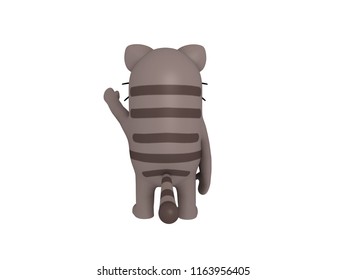 Pointing Left Cat 3d Rendering Stock Illustration 1163956405 | Shutterstock