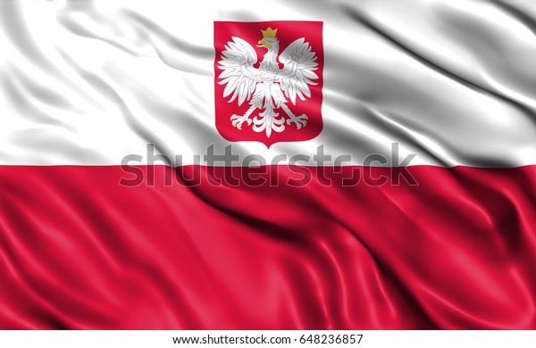 Polish Flag Stock Illustration 648236857 | Shutterstock