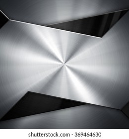 Polished Metal Pattern Background Stock Illustration 369464630 ...