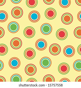 Polka Dots Background Pattern Bright Colors Stock Illustration 15757558 ...