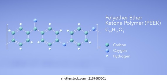 Polyether Ether Ketone Polymer Peek Molecular Stock Illustration ... Polyether Ether Ketone Polymer Peek Molecular Stock Illustration ...