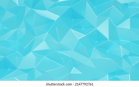 Polygon Background Light Blue Emerald Green Stock Illustration ...