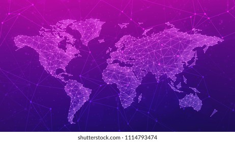 7,475 Blockchain world map Images, Stock Photos & Vectors | Shutterstock