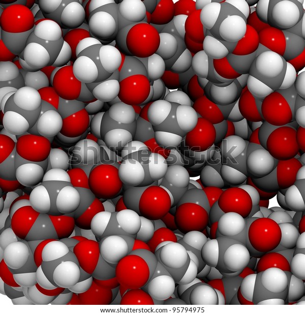 Polylactic Acid Pla Bioplastic Molecule Chemical Stock Illustration ...