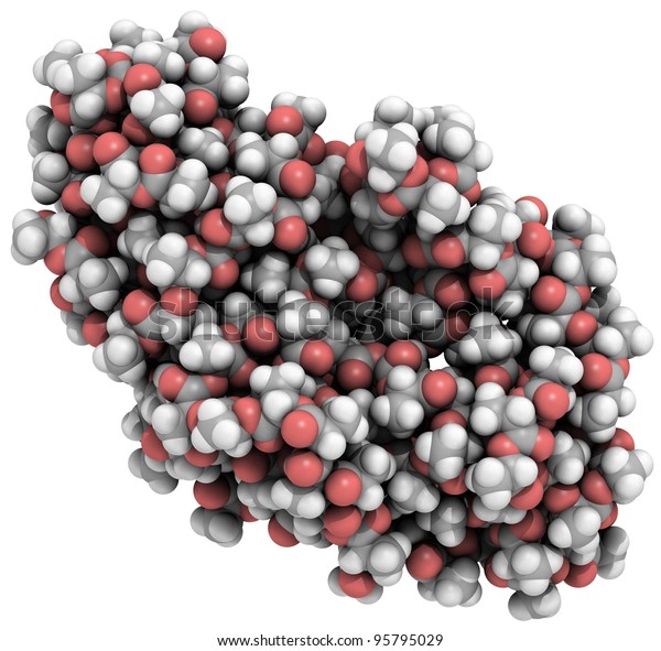 Polylactic Acid Pla Bioplastic Molecule Chemical Stock Illustration ...