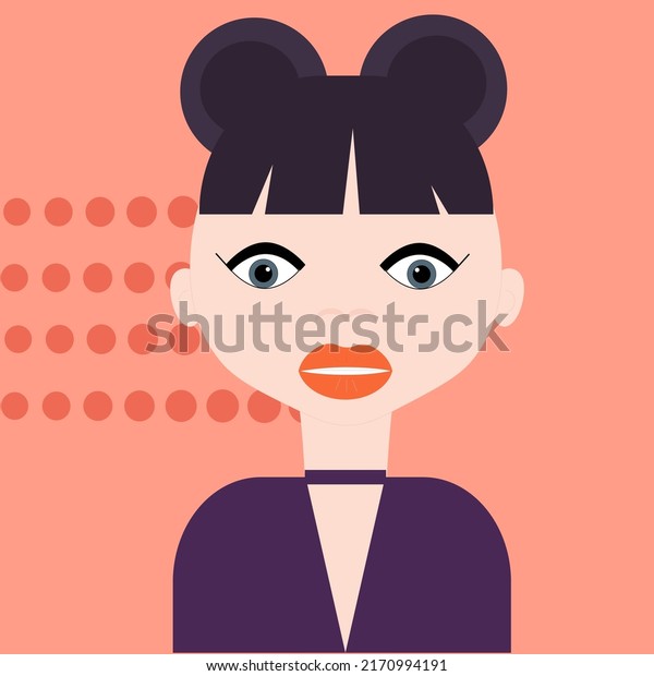 Portraits Women Different Gender Age Diversity Stock Illustration