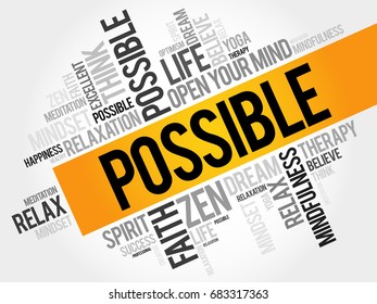 Possible Word Cloud Concept Stock Illustration 683317363 | Shutterstock