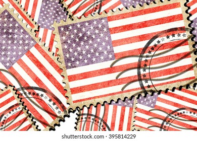 Postal Stamp Background Stock Illustration 395814229 | Shutterstock