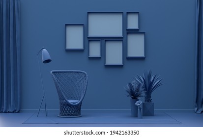 Poster Frame Background Room Flat Dark Stock Illustration 1942163350 ...