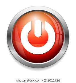 Start Power Button Ui Icon Design Stock Vector (Royalty Free ...