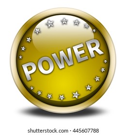 Power Button Isolated Stock Illustration 445607788 | Shutterstock