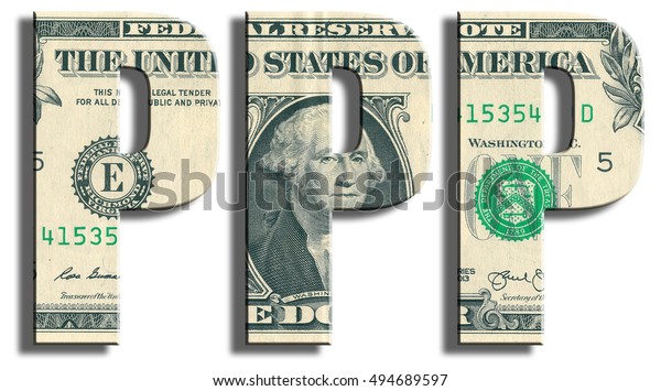 Ppp Purchasing Power Parity Us Dollar: illustrazione stock 494689597 ...