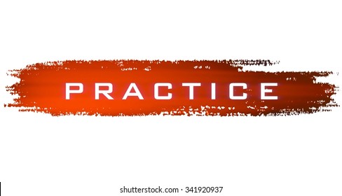 Practice Word Stock Illustration 341920937 | Shutterstock