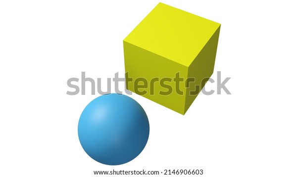 Preposition Ball Front Box 3d Rendering Stock Illustration 2146906603 ...