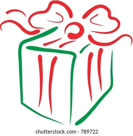 Present Line Art Stock Illustration 789722 | Shutterstock
