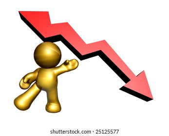 Presenting Down Turn Chart Stock Illustration 25125577 | Shutterstock