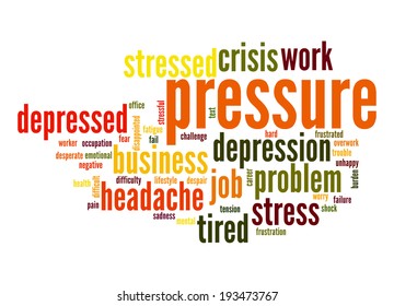 Pressure Word Cloud Stock Illustration 193473767 | Shutterstock