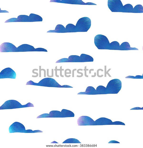 Pretty Doodle Seamless Pattern Hand Drawn Stock Illustration 383386684