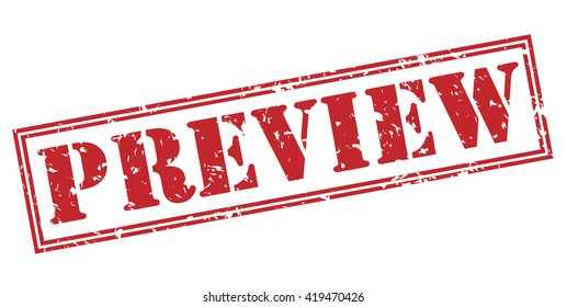 Preview Stamp Stock Illustration 419470426 | Shutterstock