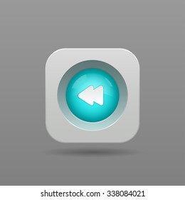 Previous Button App Icon Stock Illustration 338084021 | Shutterstock