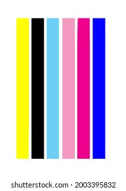 Primary Colors Printer Test Perfect Print Stock Illustration 2003395832 ...