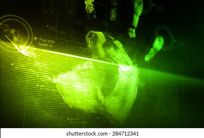 Print Hand Scanner Stock Illustration 284712341 | Shutterstock